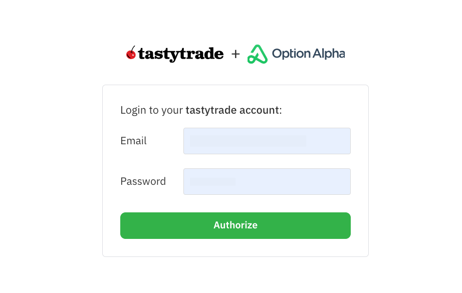 Option Alpha | tastytrade Integration